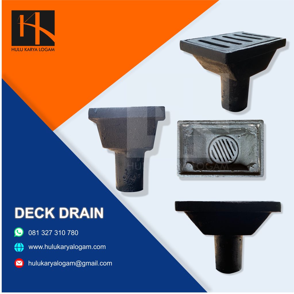 Deck Drain 4″ Cast Iron – Hulu Karya Logam | Manhole & Deck drain ...